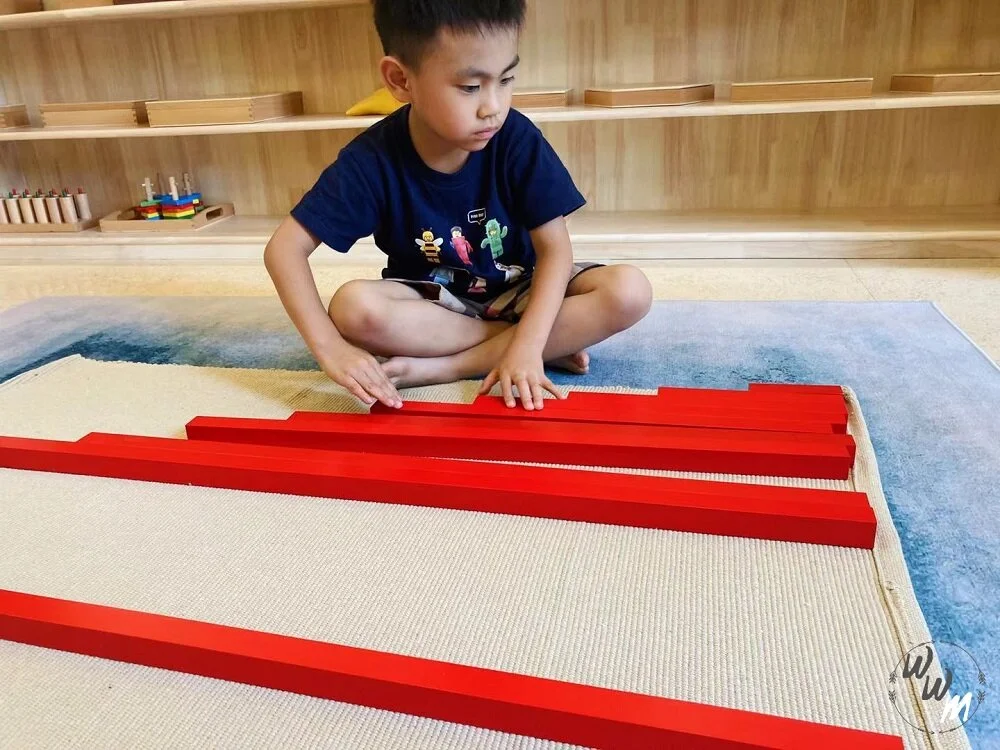 How To Use The Montessori Red Rods - Creatively Conscious Life - Learn ...